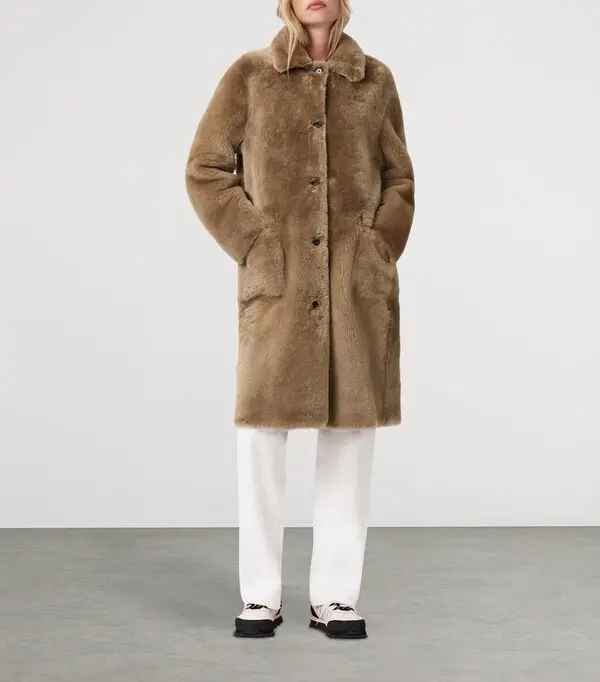 ALLSAINTS Serra Shearling Reversible Coat
