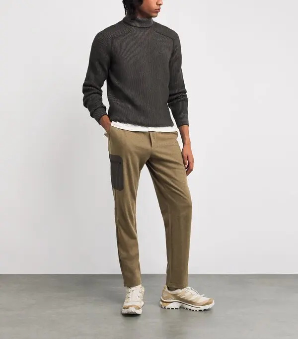 Sease Wool-cashmere Jersey Trousers