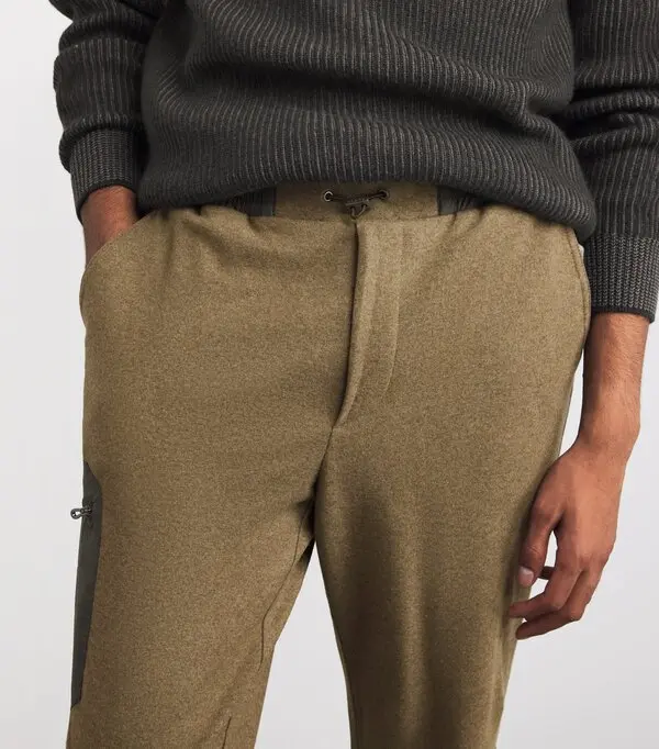Sease Wool-cashmere Jersey Trousers