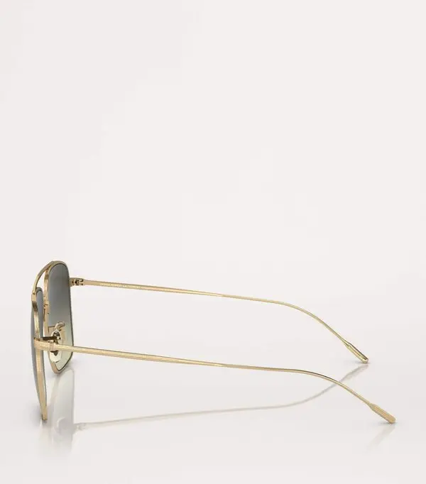 Oliver Spencer Titanium Sunglasses - Gold