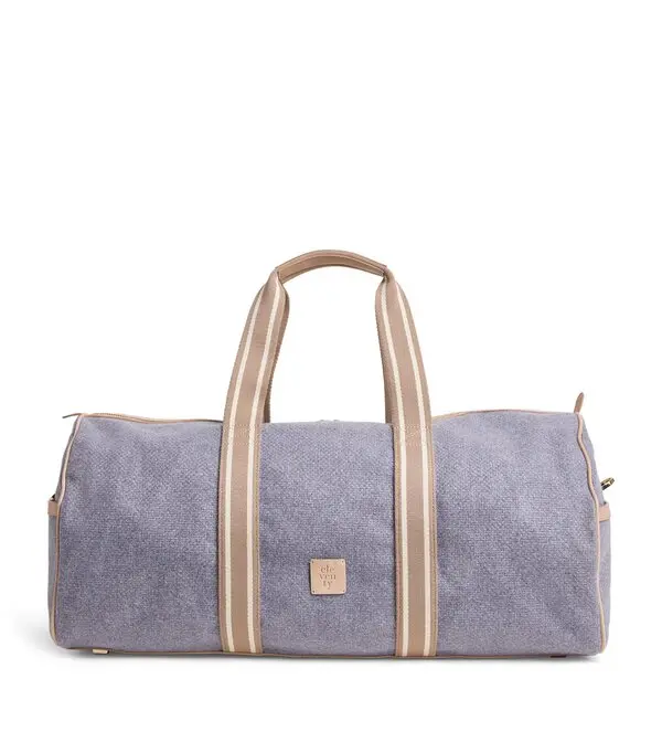 Eleventy Wool Canvas Holdall - Grey