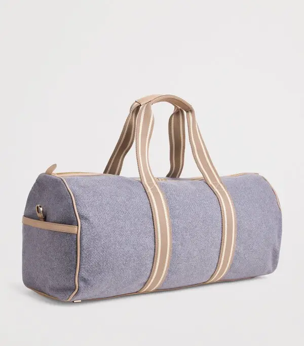 Eleventy Wool Canvas Holdall