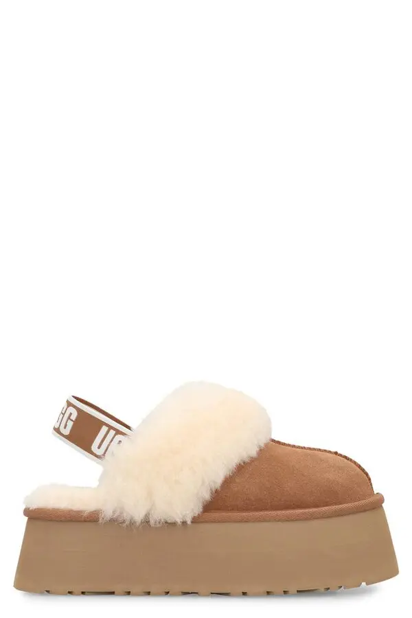 UGG Funkette Suede Mules - Brown