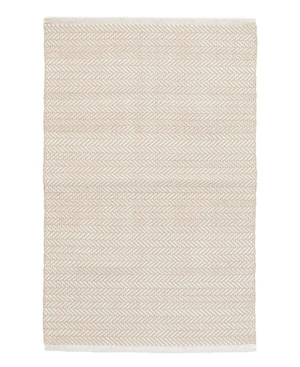 DASH & ALBERT BY ANNIE SELKE Dash Albert Annie Selke Da291 Herringbone Indoor/outdoor Area Rug, 9'0x12'0 - Beige