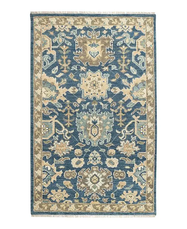 DASH & ALBERT Dash Albert Annie Selke Da2314 Camille Area Rug, 8'0x10'0 - Navy