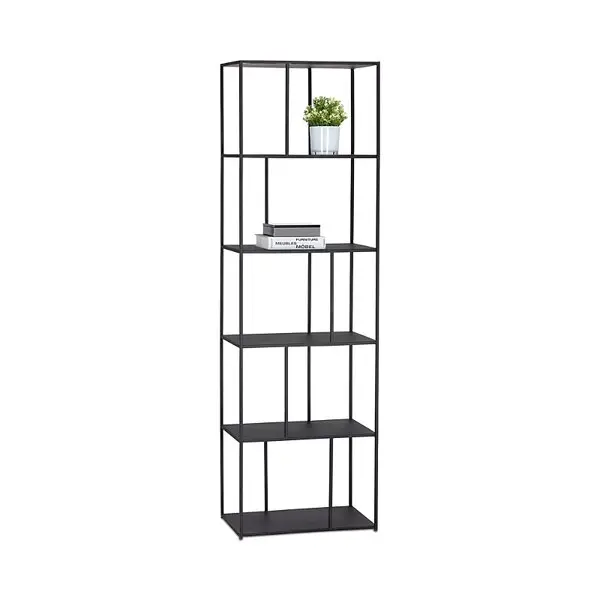 SUNPAN Eiffel Bookcase, Tall - Black