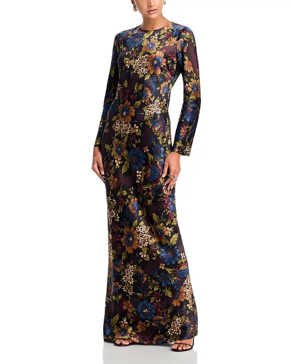 Veronica Beard Gemma Maxi Dress - Black Multi