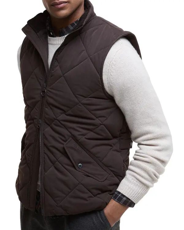 Barbour City Chelsea Quilted Vest - Black Oak/ Midnight Oak