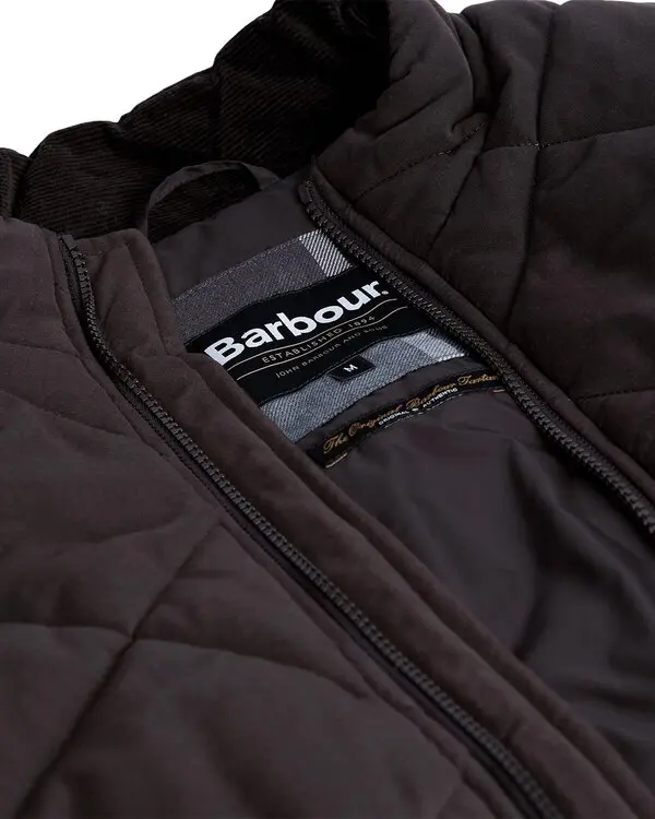 Barbour City Chelsea Quilted Vest - Black Oak/ Midnight Oak