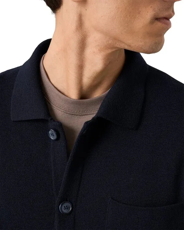 Eton Relaxed Fit Merino Wool Overshirt