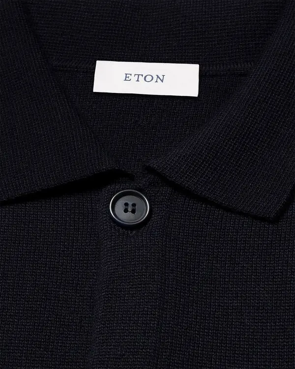 Eton Relaxed Fit Merino Wool Overshirt