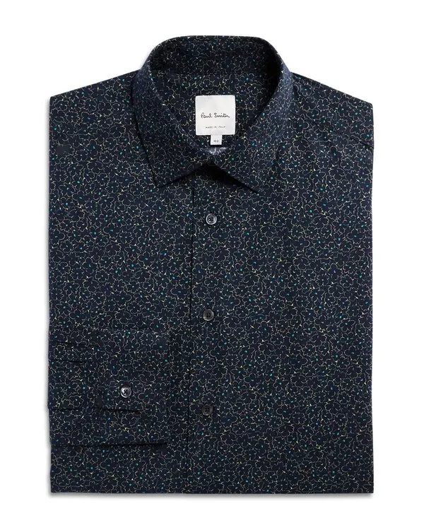 Paul Smith Outine Flower Print Shirt