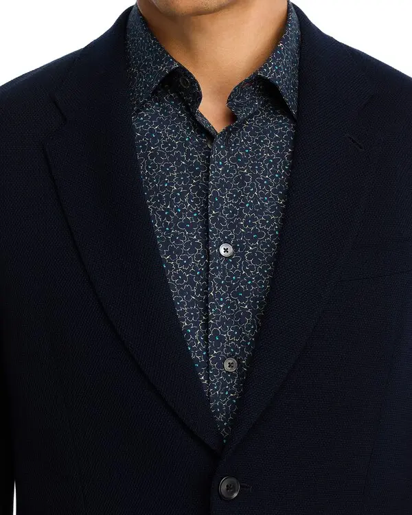 Paul Smith Textured Solid Soft Blazer