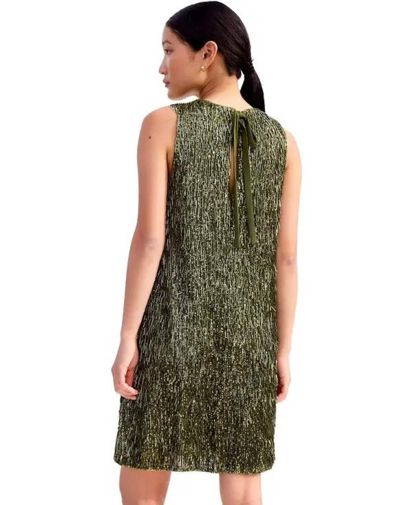 RO & ZO Nina Drop Sequin Shift Dress