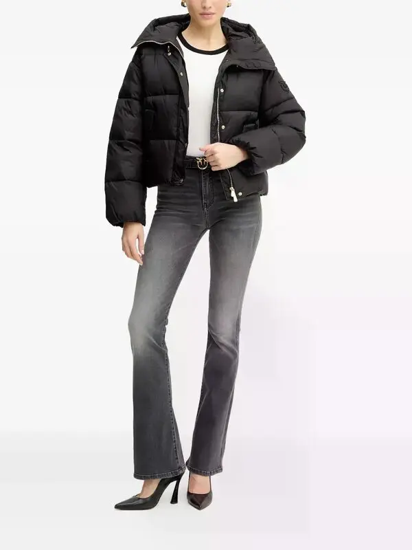 Pinko Buttoned Hooded Jacket