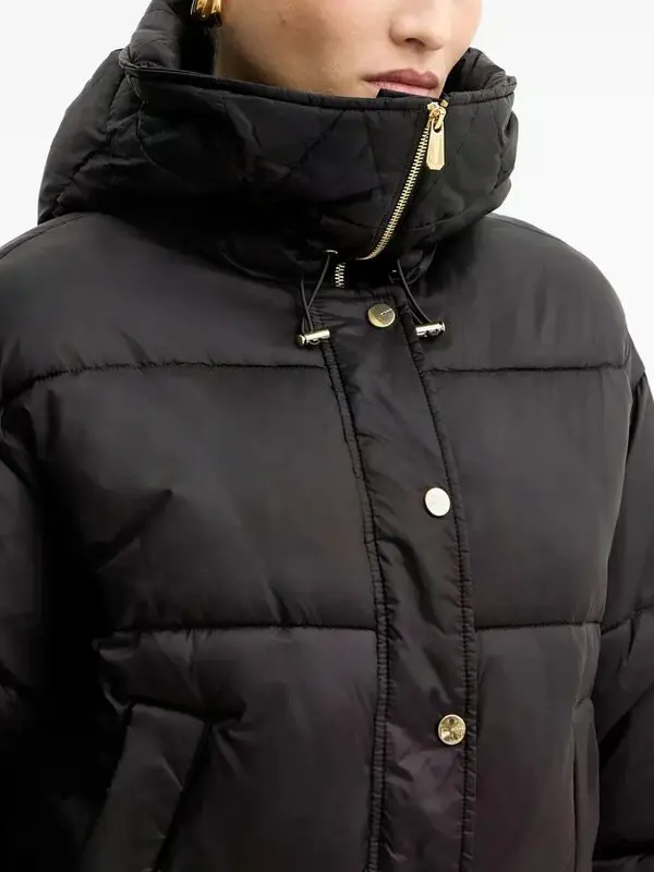 Pinko Buttoned Hooded Jacket