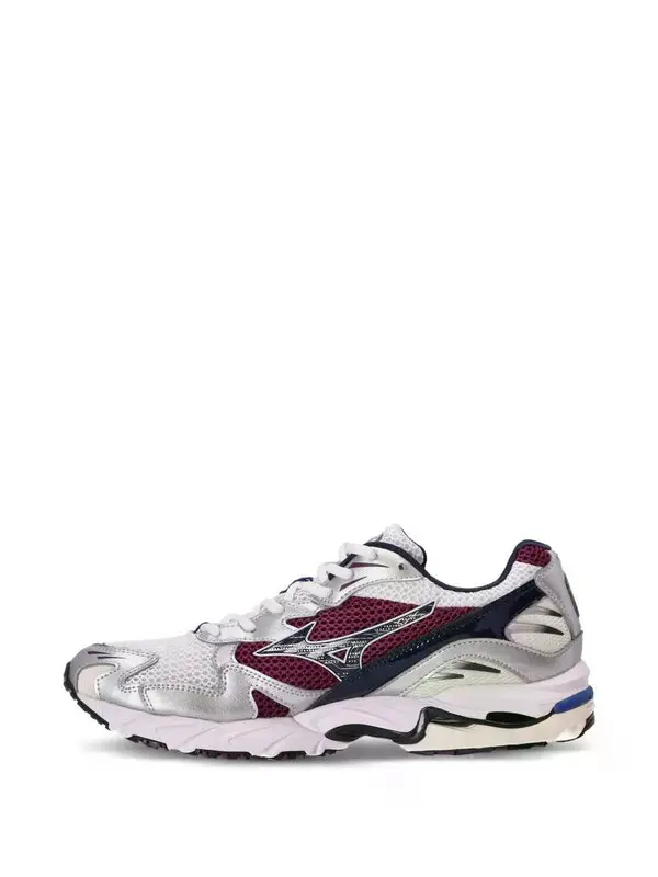 Mizuno Wave Rider Panelled Sneakers - Grey