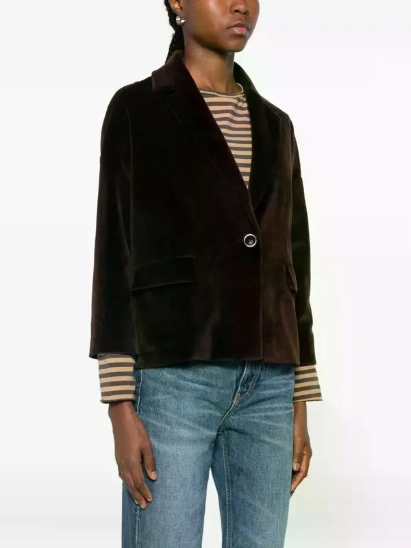 CIRCOLO 1901 Single-breasted Blazer - Brown