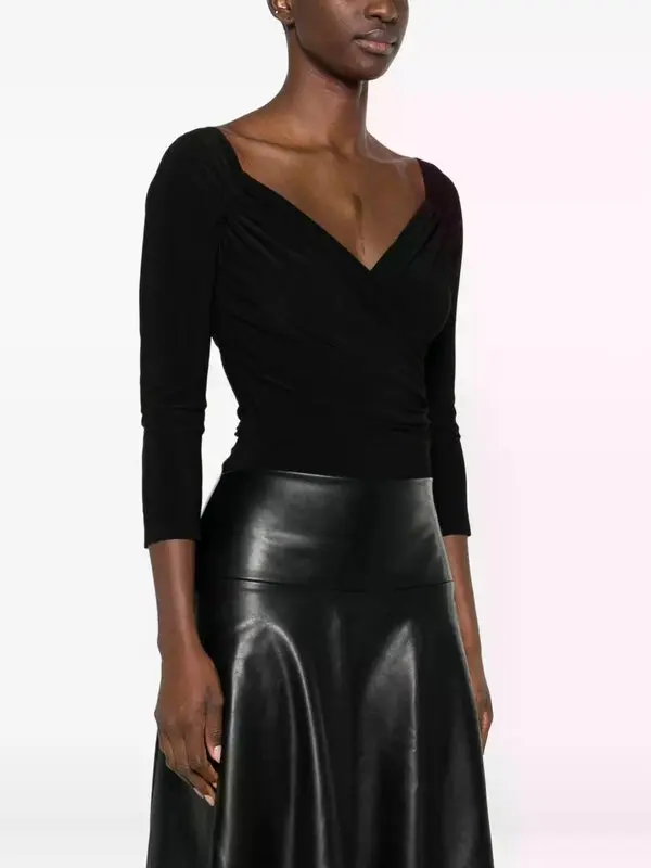 Norma Kamali Draped Bodysuit