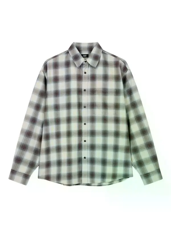 STUDIO TOMBOY Check-pattern Shirt - Grey