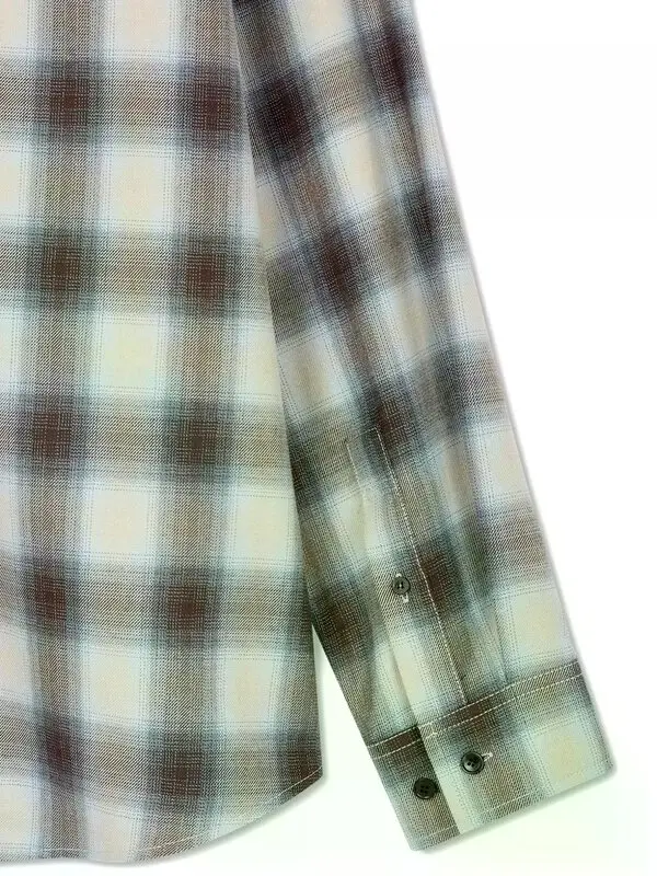 STUDIO TOMBOY Check-pattern Shirt - Grey