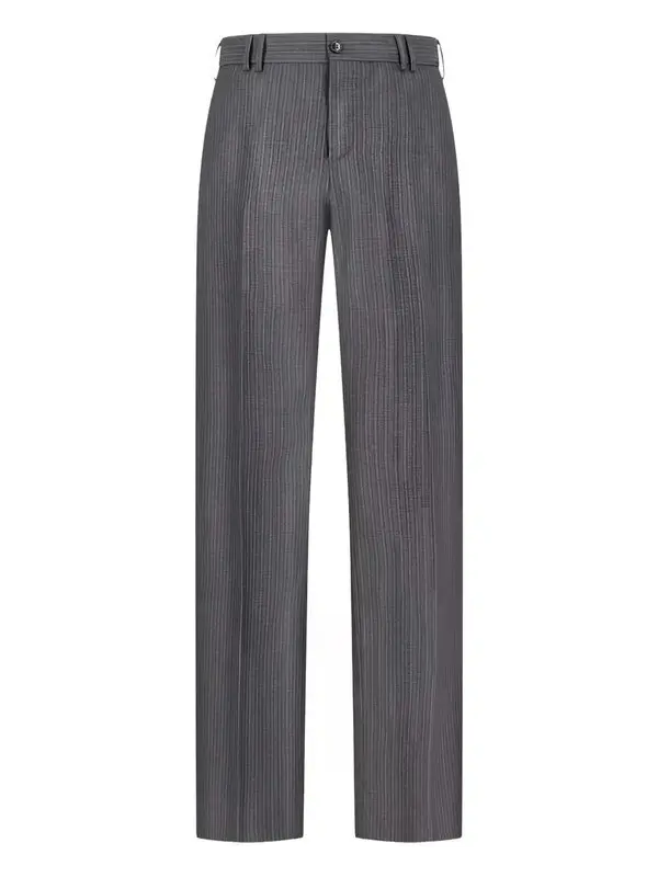 PT TORINO Archive Pinstripe Trousers - Grey