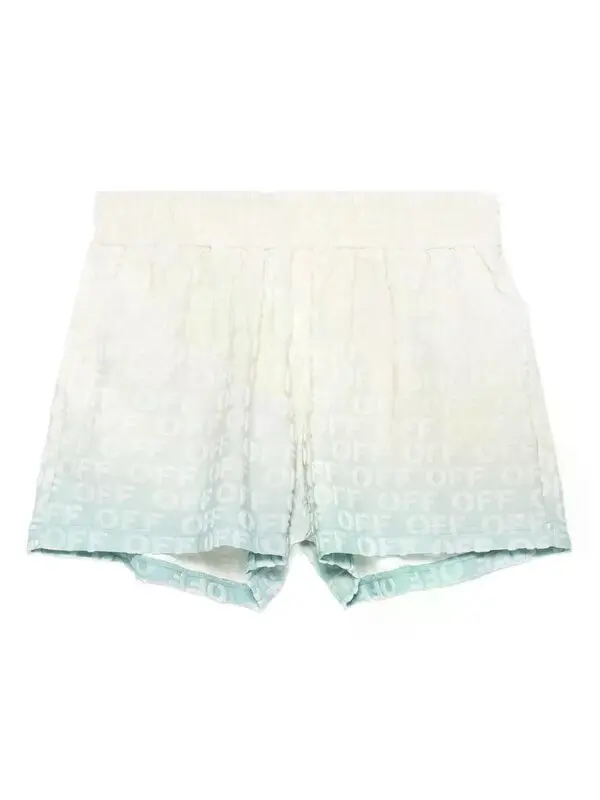 Off-White Logo-pattern Shorts