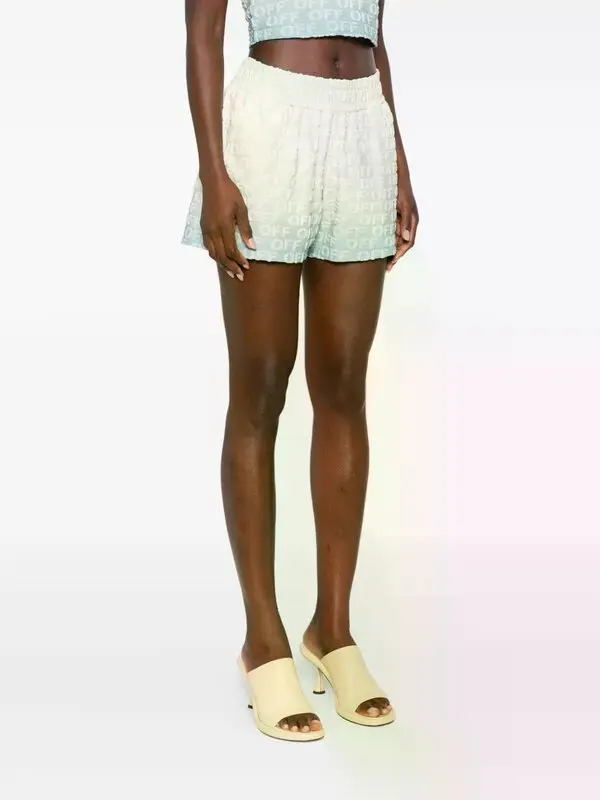 Off-White Logo-pattern Shorts