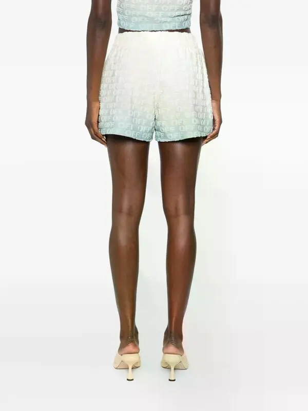 Off-White Logo-pattern Shorts