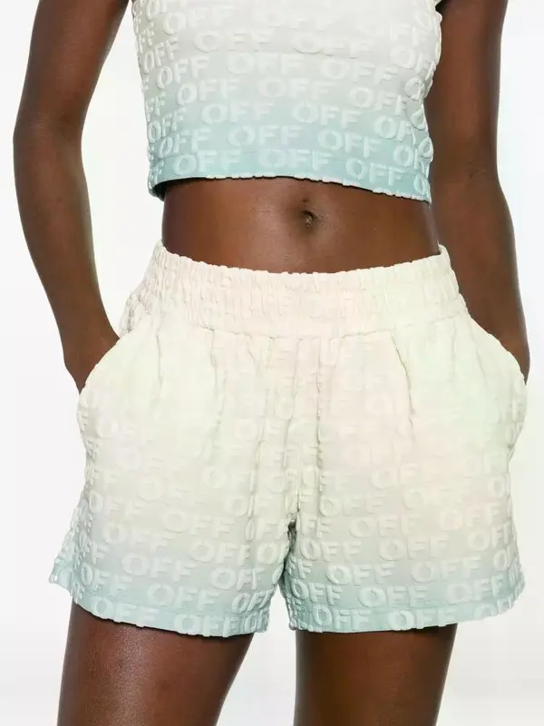 Off-White Logo-pattern Shorts