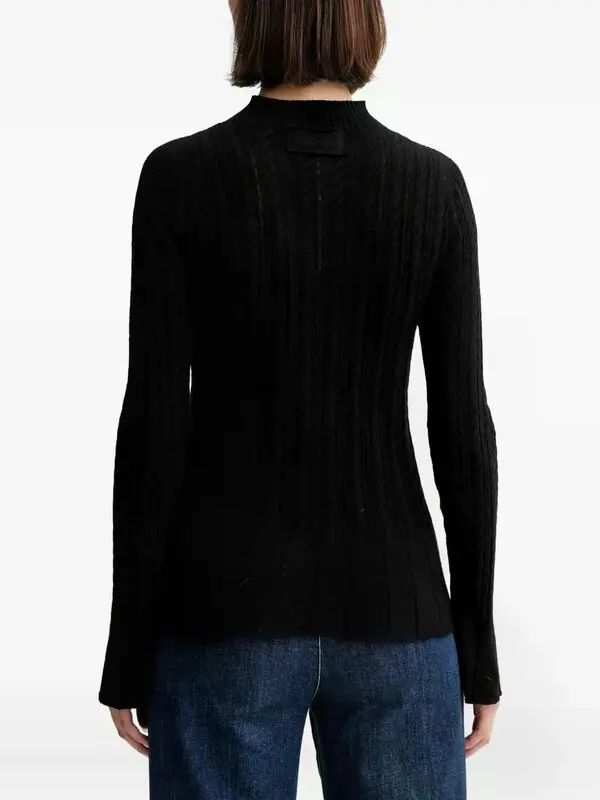 TWINSET Cable-knit Peplum Jumper