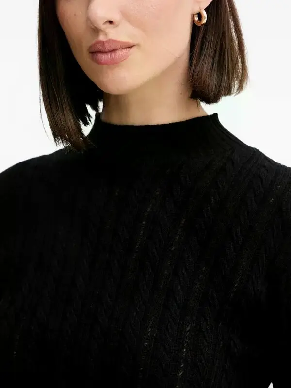 TWINSET Cable-knit Peplum Jumper