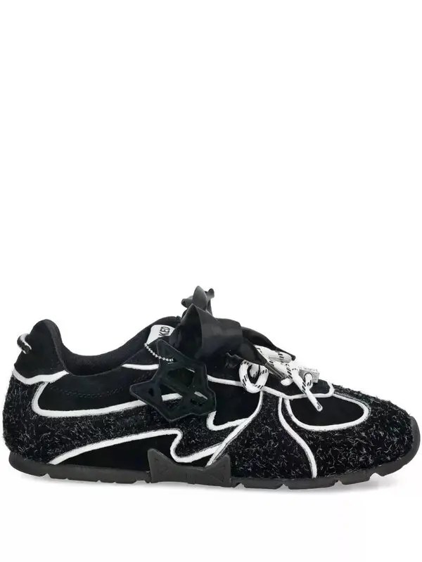 NAKED WOLFE Adored Ribbon-detail Sneakers