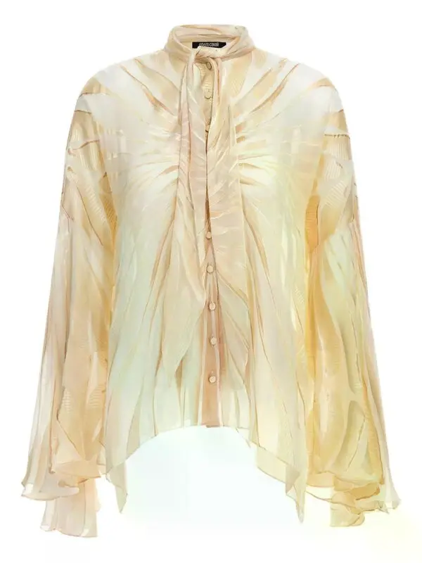 Roberto Cavalli Satin Button-down Shirt