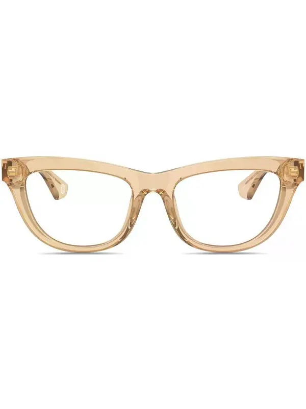 Burberry Transparent Cat-eye Glasses - Neutrals