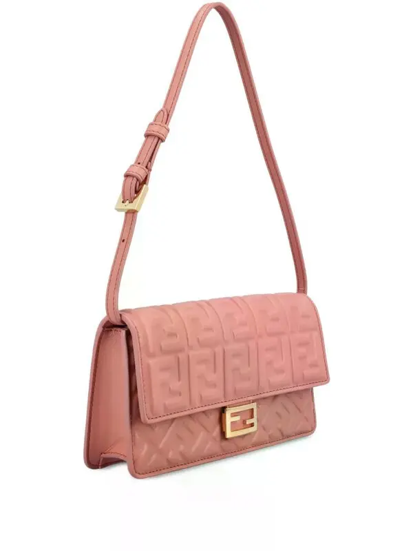 Fendi Baguette Embossed-logo Leather Wallet