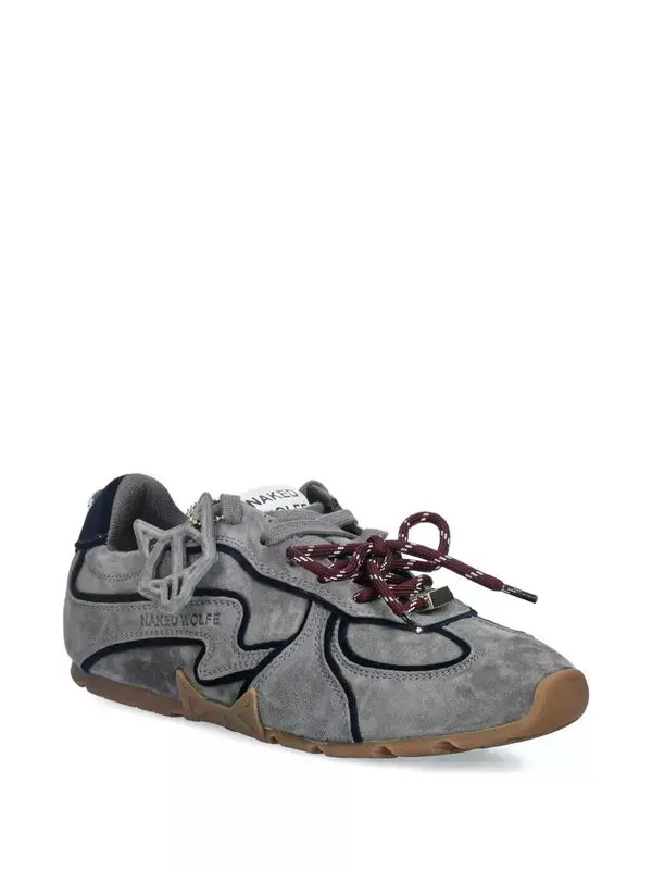 NAKED WOLFE Adored Appliqué Sneakers - Grey