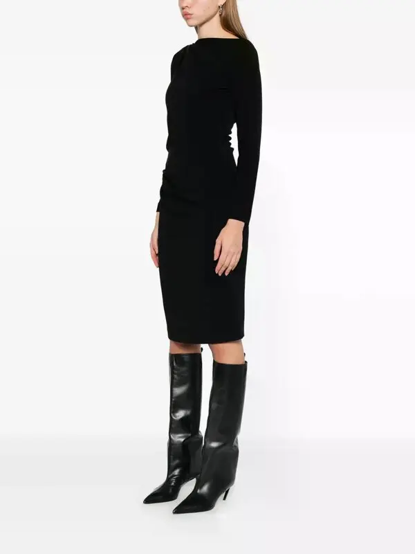 Max Mara Draped Midi Dress