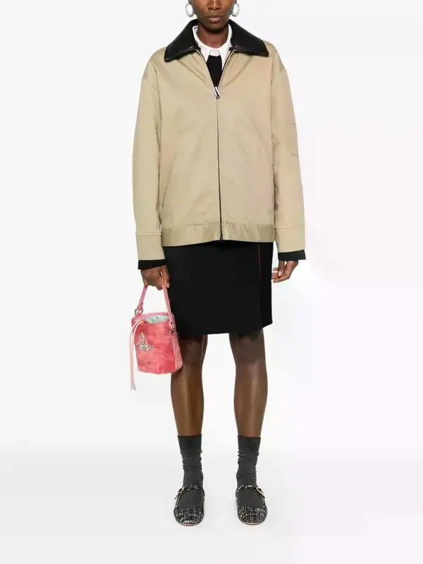 N°21 Embossed Logo Cotton Jacket