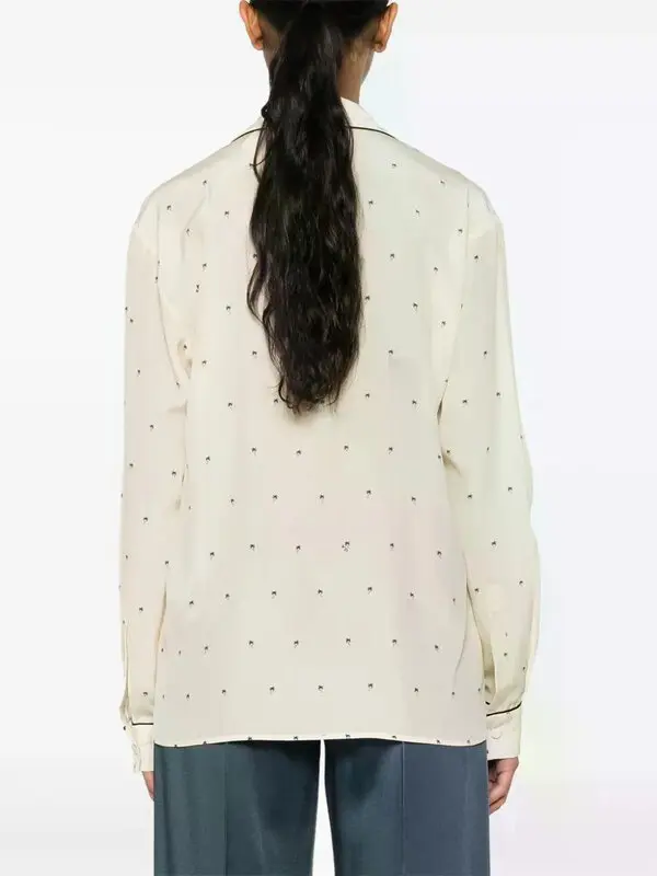 N°21 Palm Tree Print Button Down Shirt