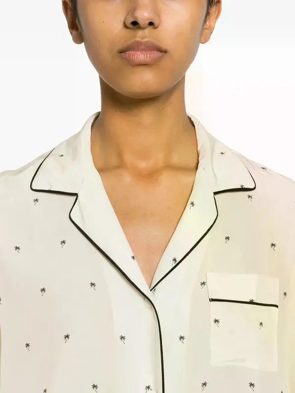 N°21 Palm Tree Print Button Down Shirt