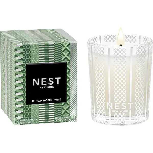 NEST NEW YORK Birchwood Pine Votive Candle - No Color