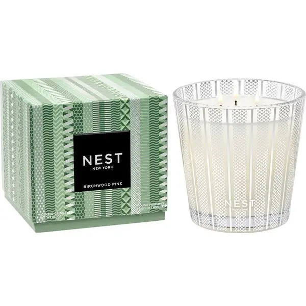 NEST NEW YORK Birchwood Pine Three-wick Candle - No Color