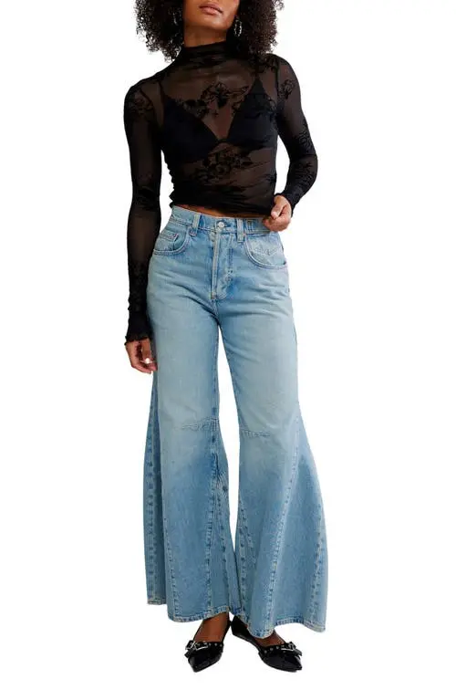 Free People Lace Mesh Top
