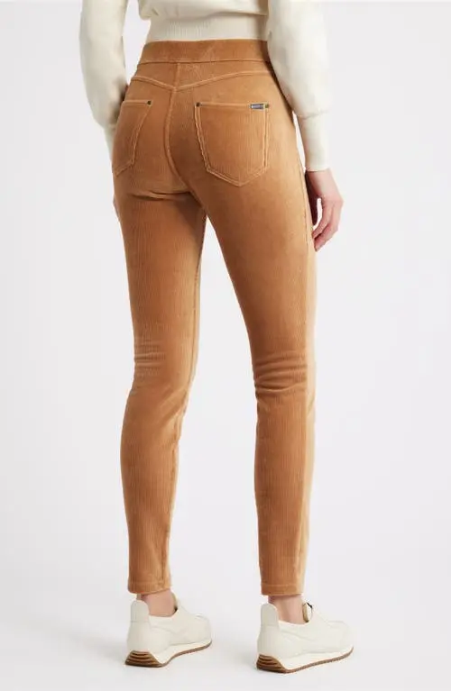 Hue Classic Stretch Corduroy Leggings - Camel