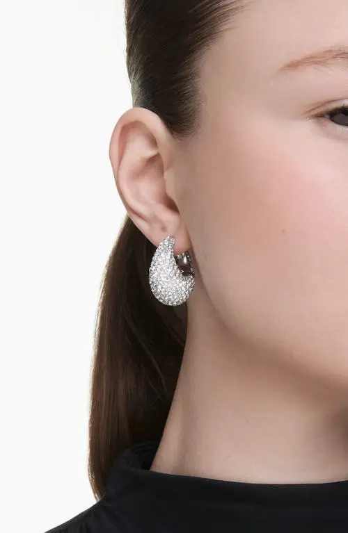 SWAROVSKI Sublima Crystal Hoop Earrings