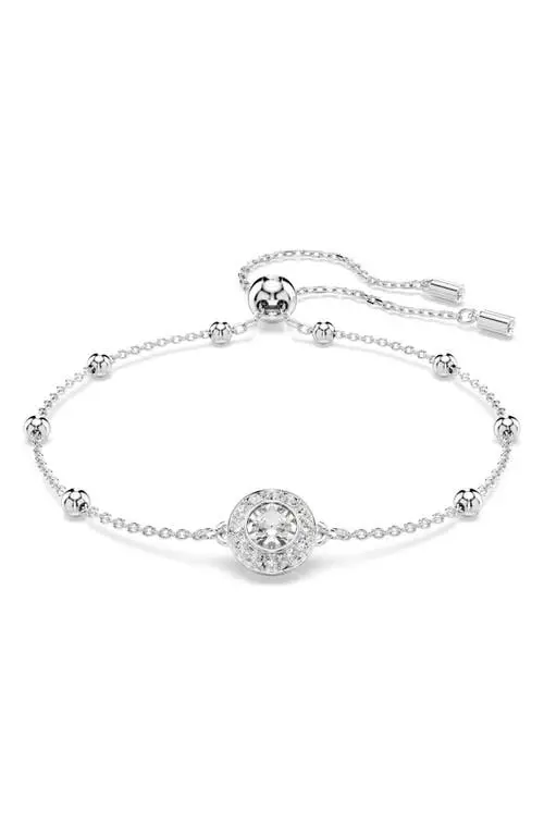SWAROVSKI Una Double Sided Bracelet - White/silver