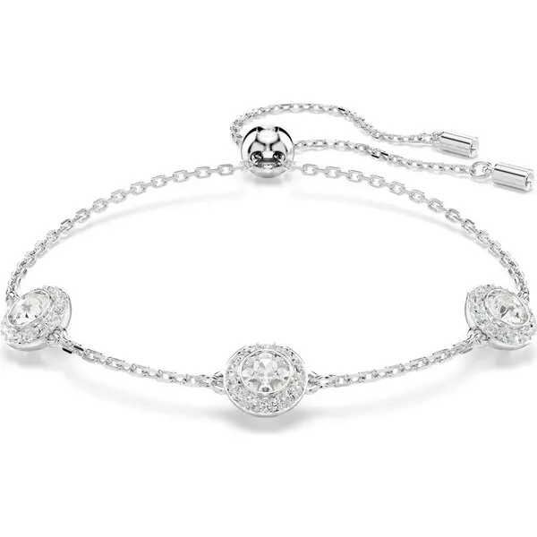 SWAROVSKI Una Double Sided Bracelet - White/silver