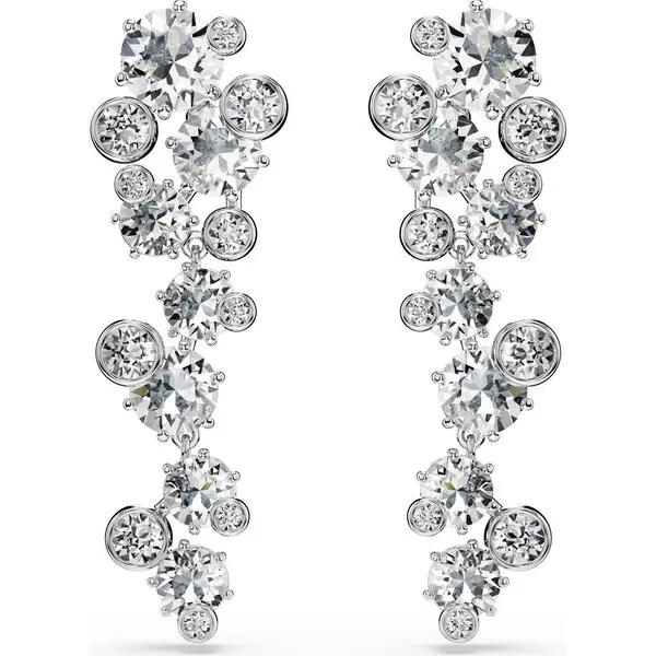 SWAROVSKI Constella Crystal Drop Earrings - White/silver
