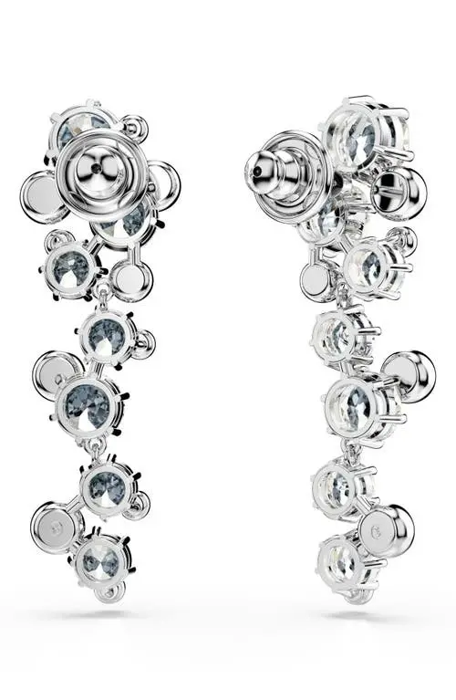 SWAROVSKI Constella Crystal Drop Earrings - White/silver